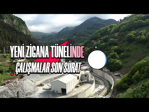 Yeni Zigana tünelinde çalışmalar son sürat devam ediyor
