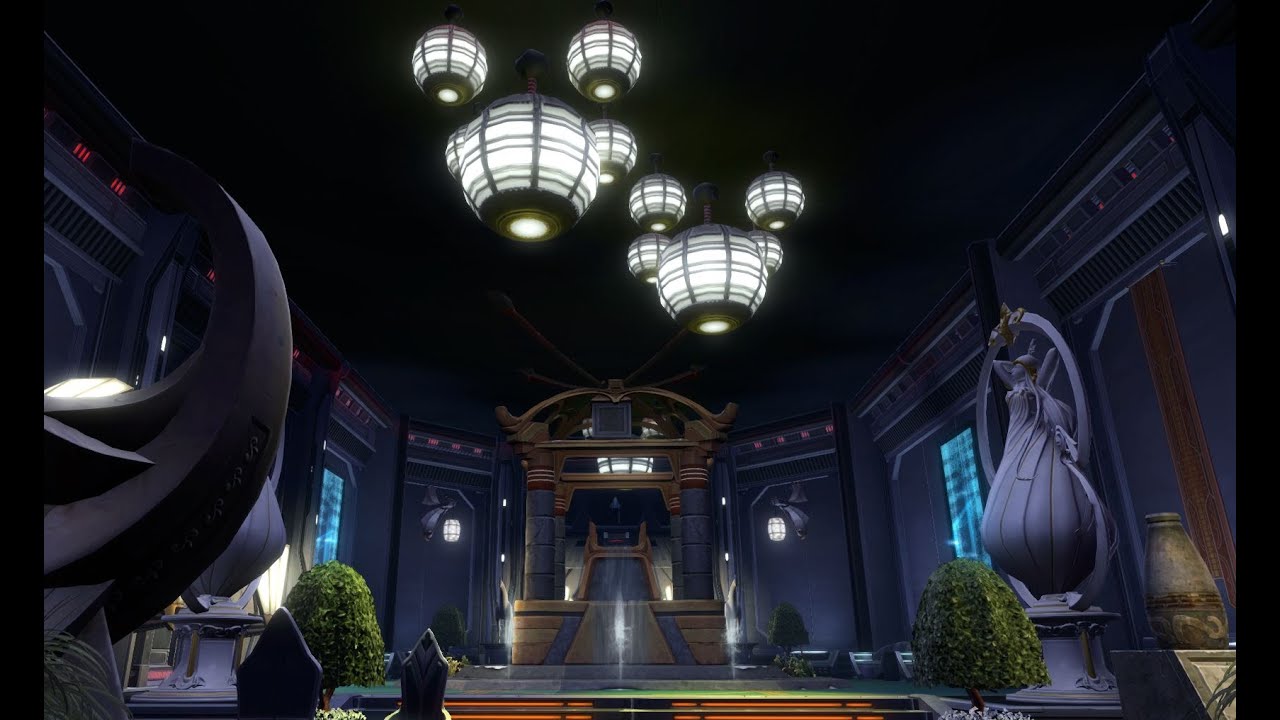 SWTOR Vaiken Spacedock: My Penthouse Tour - YouTube