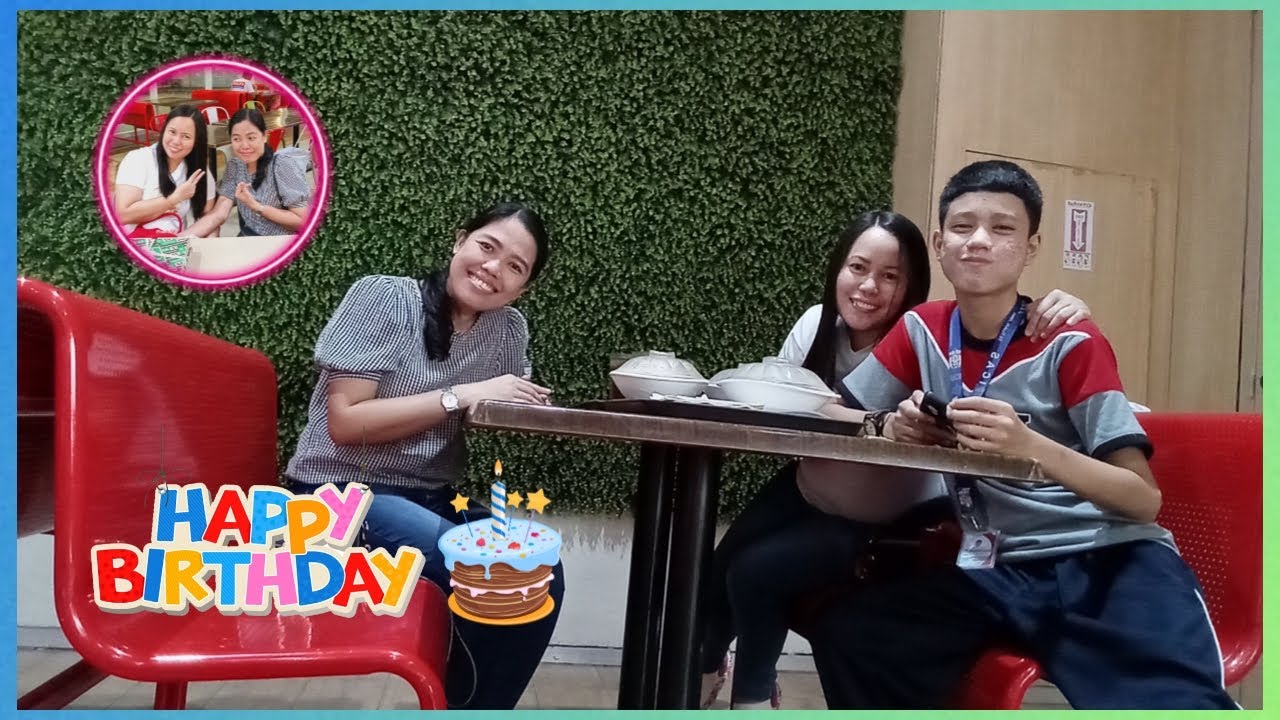 My 14th Birthday With Ninang | Thank You Lord - YouTube