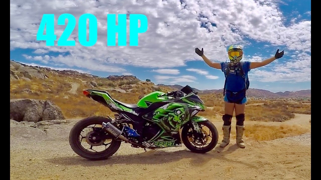 2018 kawasaki H2R SHREDDING!!! (FIRST RIDE!! 420HP) - YouTube