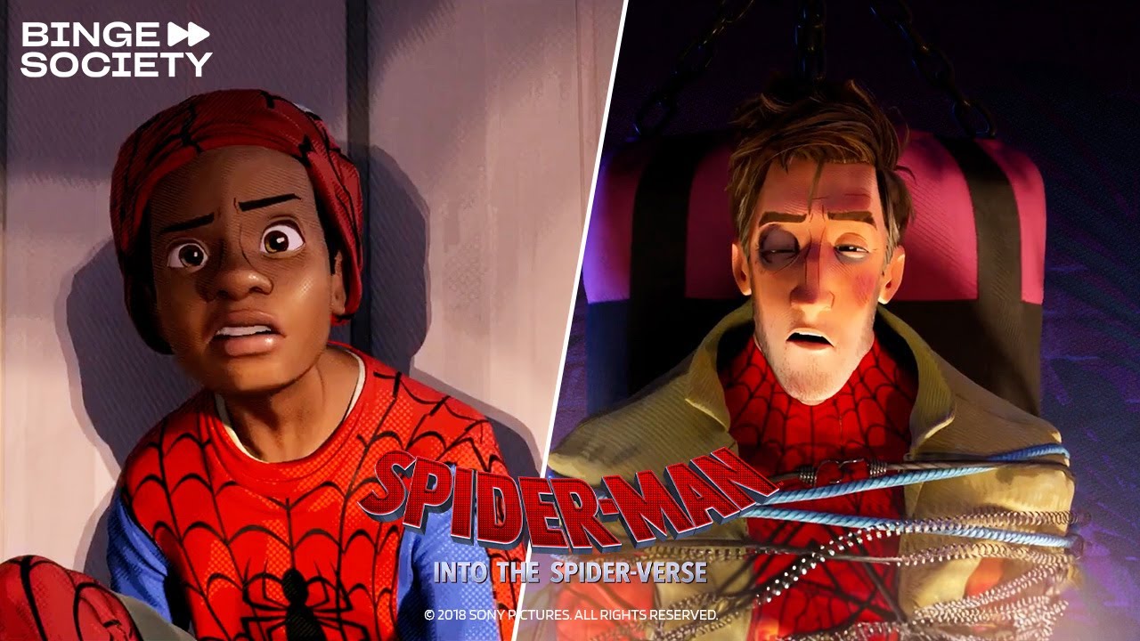 Miles Morales and Peter Parker's Epic Encounter - Spider-Man: Into the ...