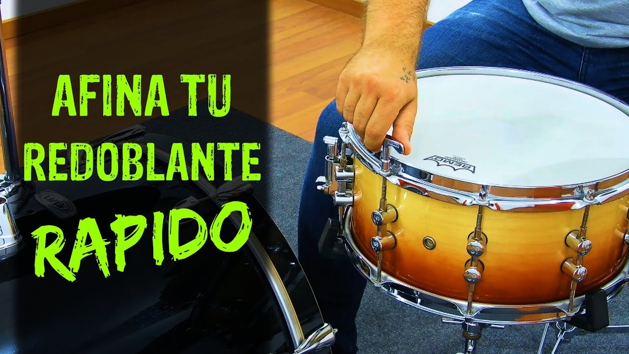 Cómo AFINAR el REDOBLANTE - Clases de batería - YouTube