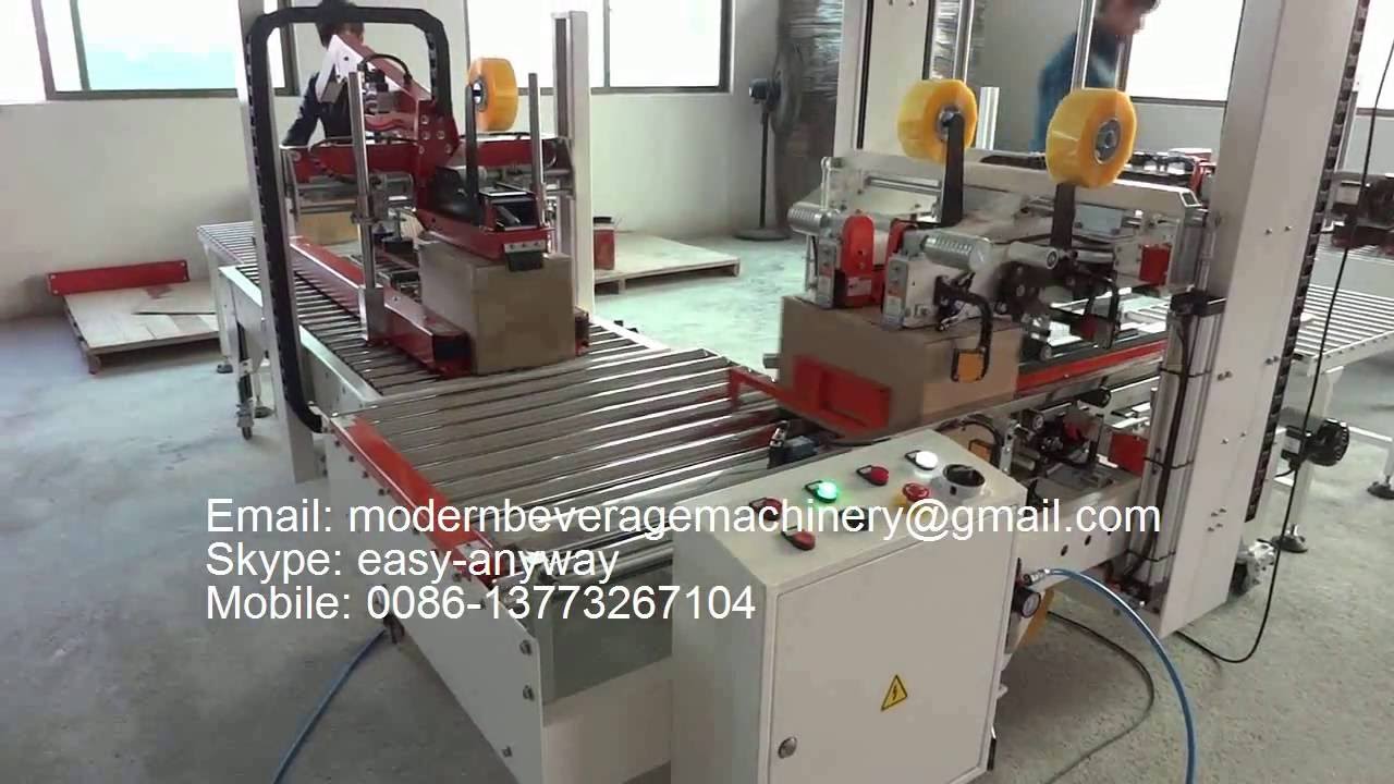 Automatic carton packing machine/packer - YouTube