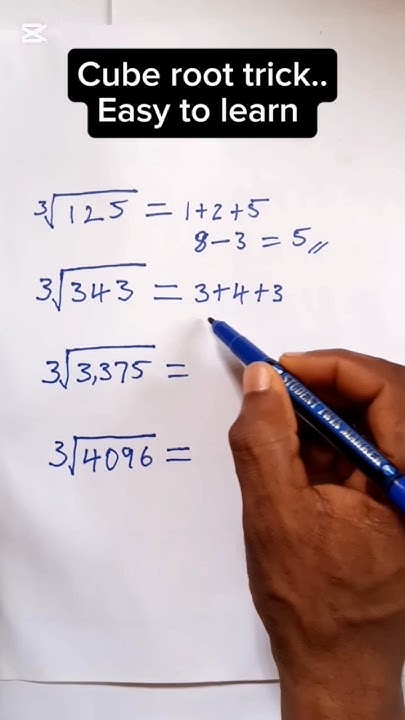 Wonderful Cube root trick #shortvideo #mathstricks - YouTube