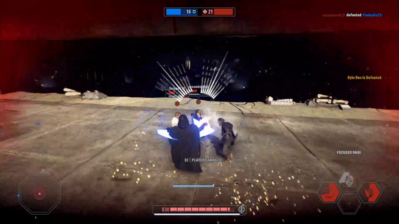 Battlefront 2 HvV| Vader Gameplay - YouTube