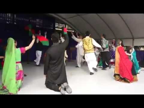 Afghan folk dance in kabul university - YouTube