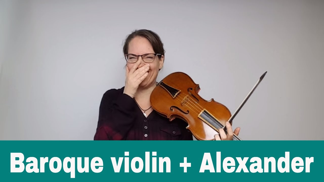 Baroque violin practice: Bach + Alexander Technique (20:16 - music ...