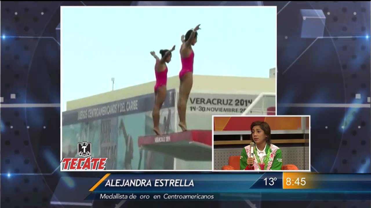 Las Noticias - Entrevista con la clavadista Alejandra Estrella - YouTube