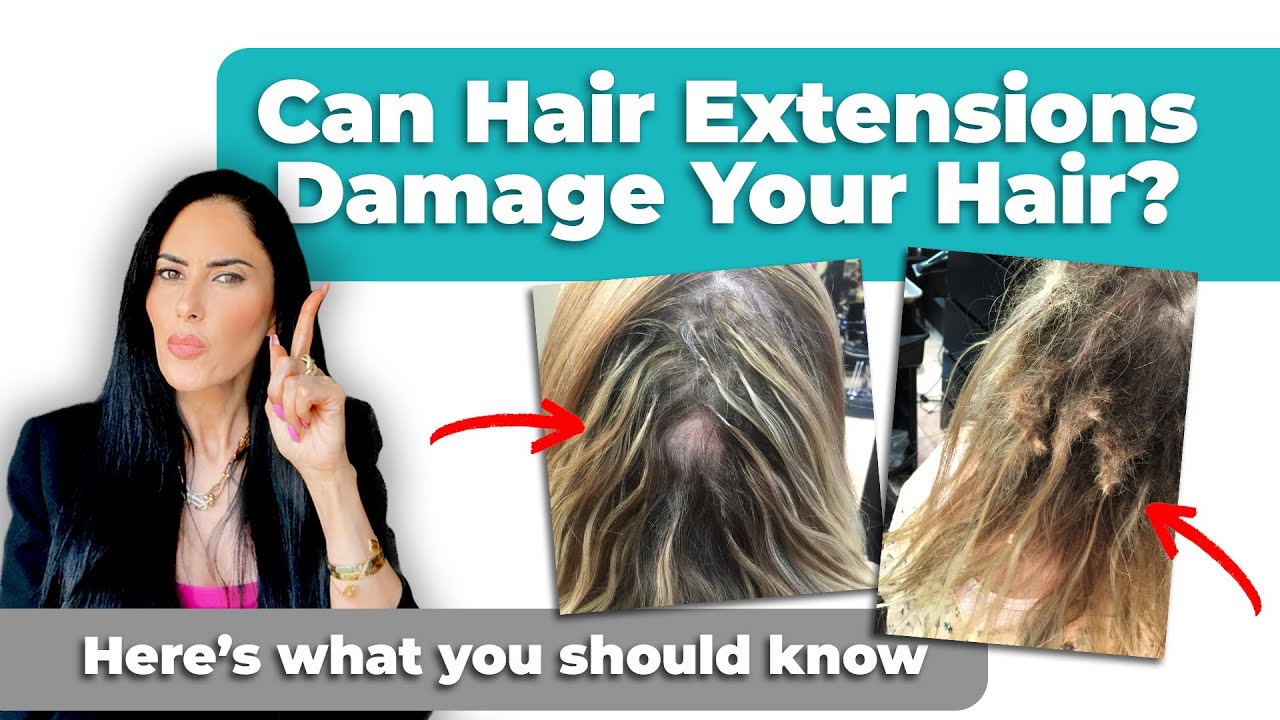 Prevent Hair Extension Damage With These 3 CRUCIAL Tips - YouTube