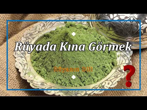 RÜYADA KINA GÖRMEK (rüya tabiri)