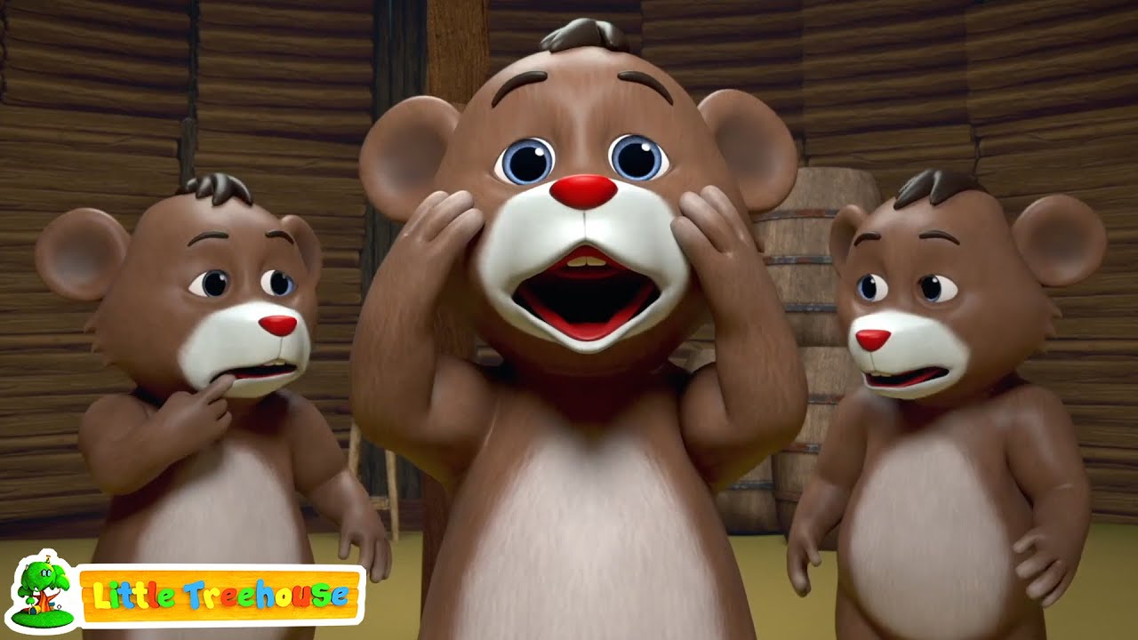 Ba con gấu nhỏ câu chuyện về thời gian ngủ dành cho trẻ em - YouTube