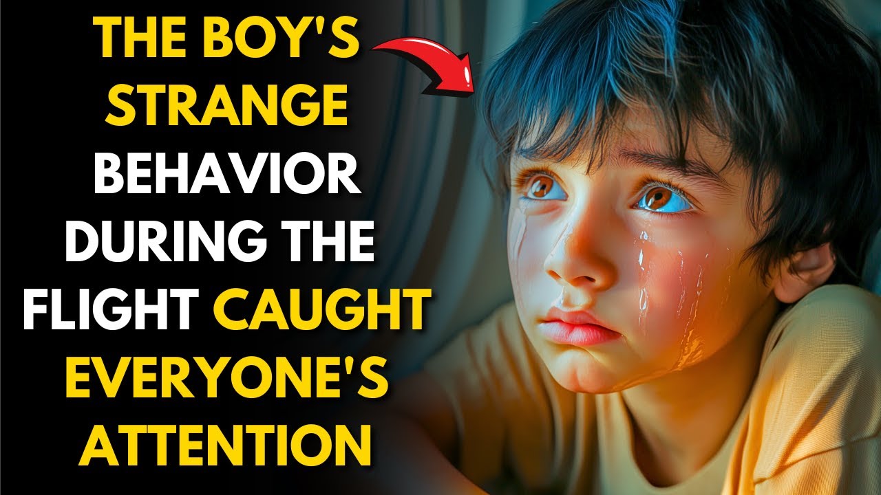 The Boy's STRANGE Behavior During the Flight Caught Everyone's ...