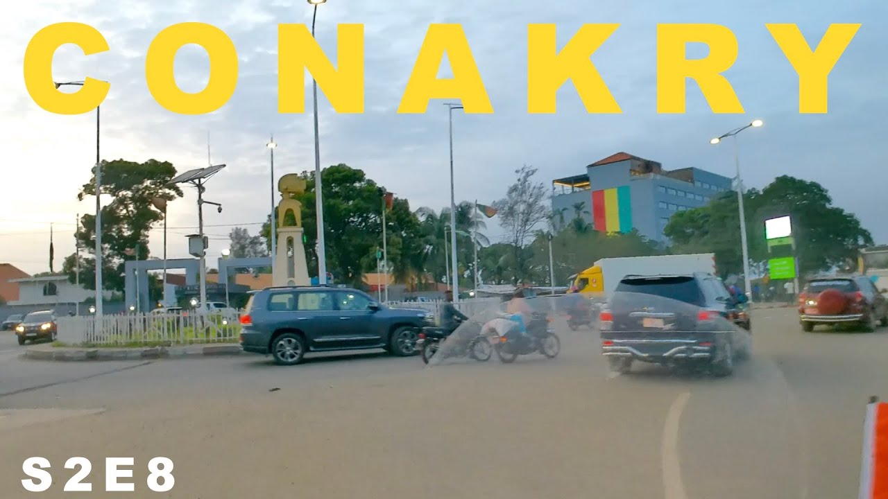 Entering Guinea's 🇬🇳 Capital, Conakry, and Enjoying the Beauty of the City | S2 E8 | Honda ...