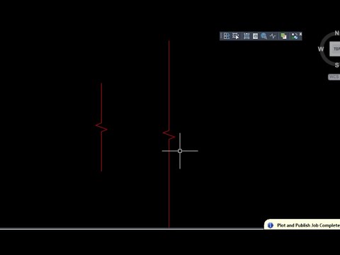 How to create Breakline Symbol in AutoCAD - YouTube