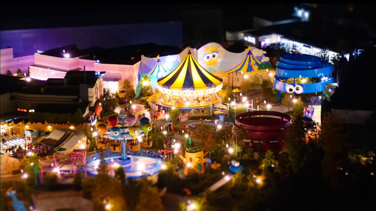 ミニチュア風 USJ at Night | 夜のユニバ - YouTube
