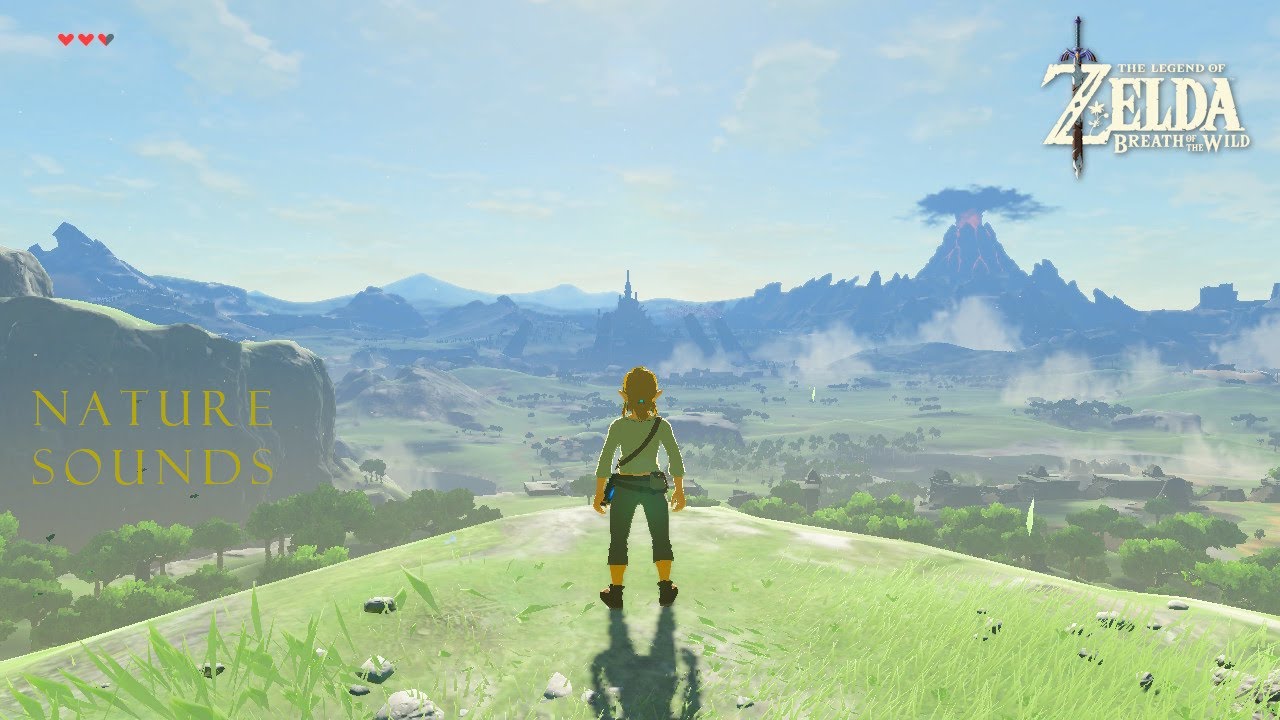 Zelda BOTW🍃Nature Sounds to study / relax 🌿🐦 - YouTube