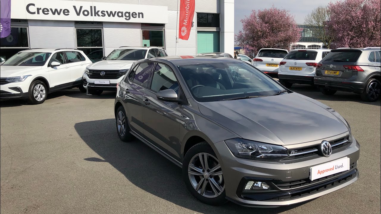 Approved Used Volkswagen Polo R-Line 1.0TSI DSG in Limestone Grey ...