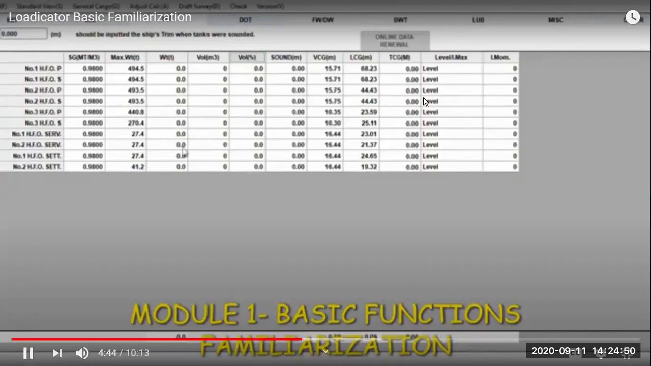 BULK CARRIER LOADICATOR - YouTube