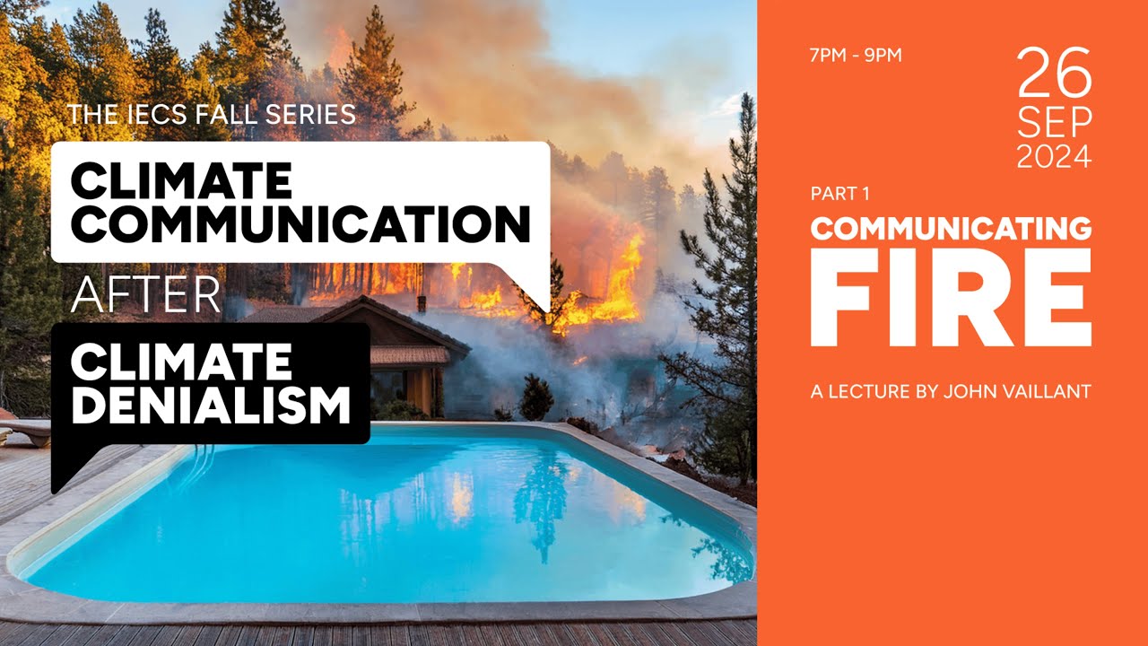 Communicating Fire: A Lecture By John Vaillant (Live at Innis Town Hall ...