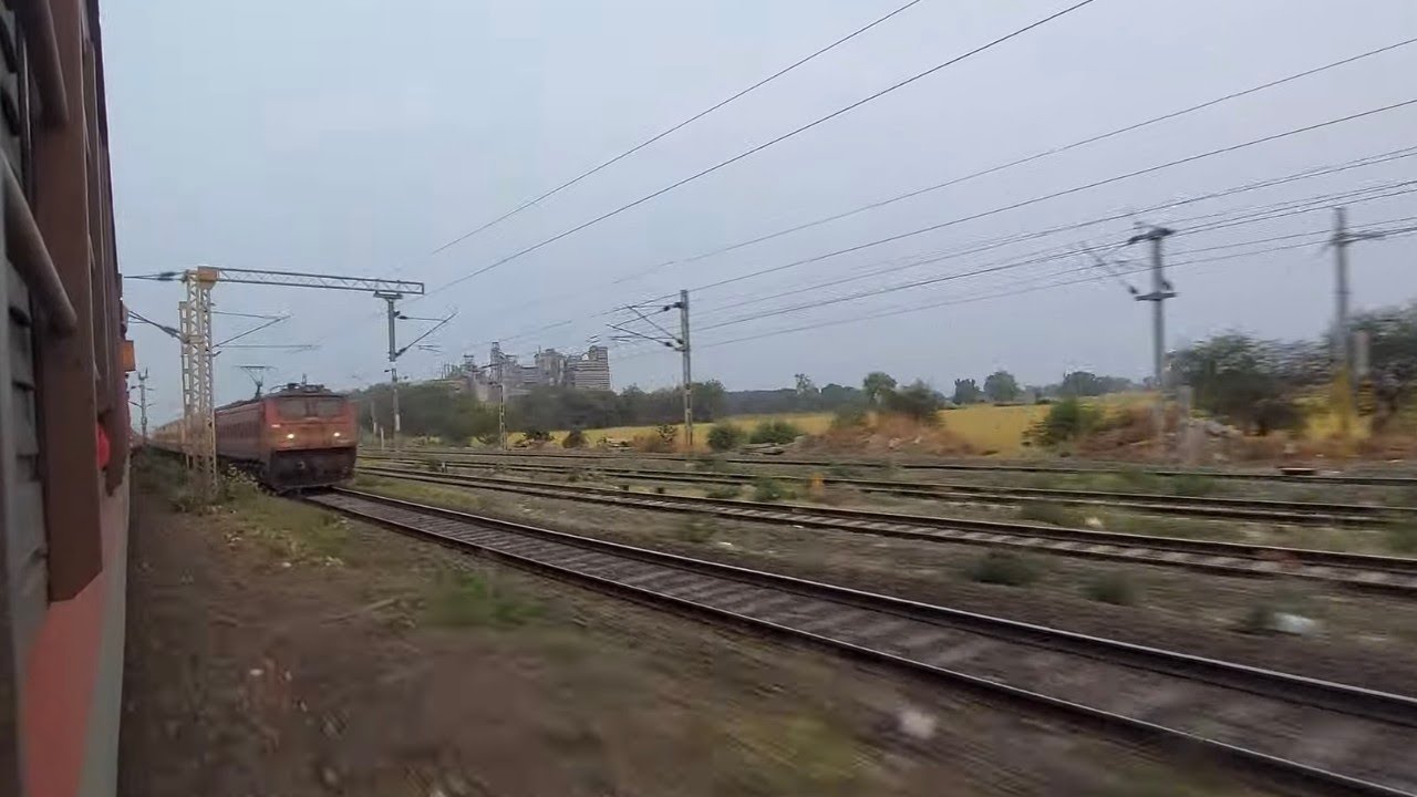 Jalgaon jn to Bhusaval jn uncut train journey || 12869 csmt-howrah ...