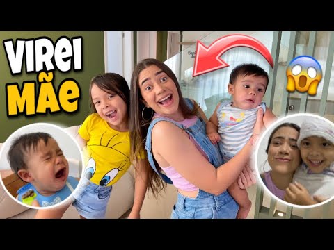 VIREI MÃE DA VALENTINA E DO NOAH POR UM DIA!