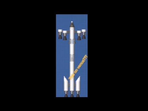 How to land a Rocket on the surface of Venus in SFS! (Every game ...
