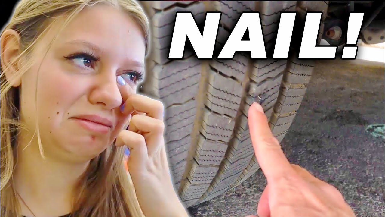 Popped Tire On The Freeway! - YouTube