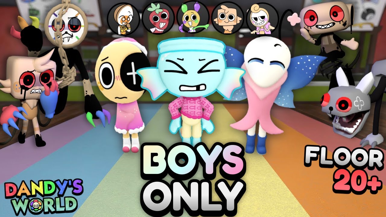 BOYS ONLY DYLE RUN (FLOOR 20+) | Dandy's World - YouTube