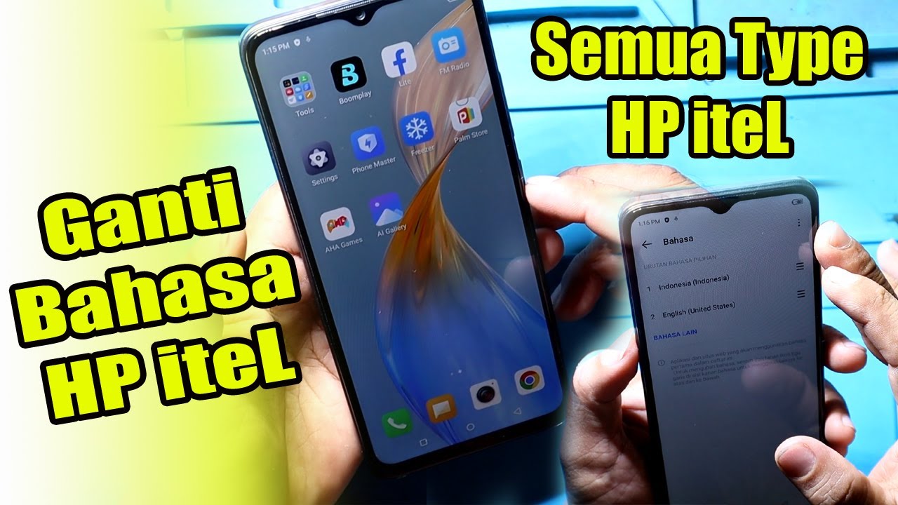 Cara mengubah bahasa hp itel || cara mengganti bahasa di hp itel semua type !! - YouTube