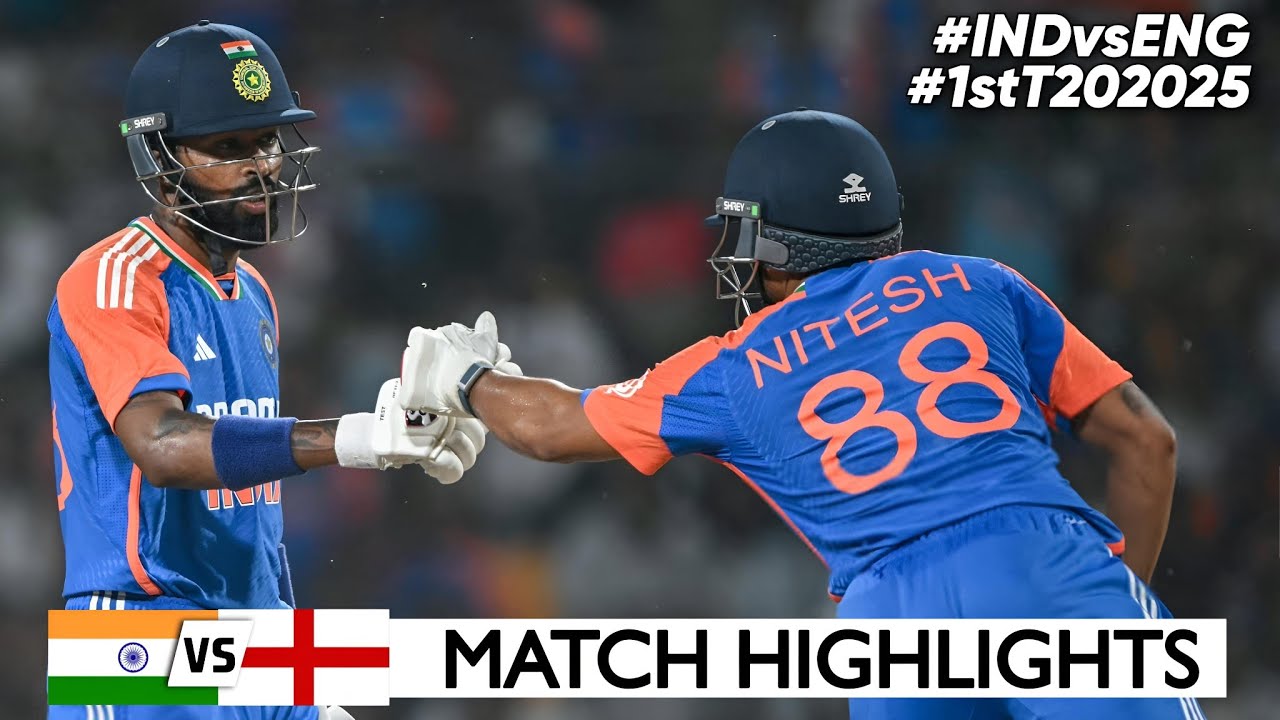 India vs England 1st T20 Cricket Match Full Highlights Cricket Live ...