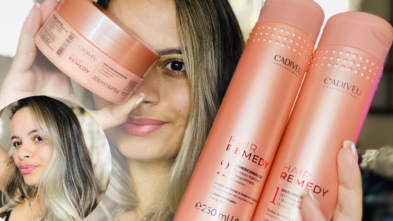RESENHA KIT CADIVEU HAIR REMEDY - YouTube