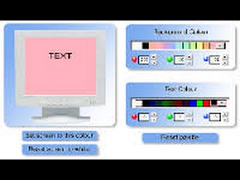 Screen Tinter lite to help with reading text. - YouTube