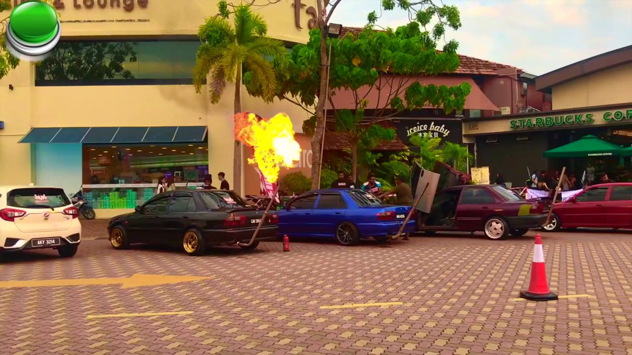 Proton Wira - CRAZY FLAMES | Ricer Edition - YouTube