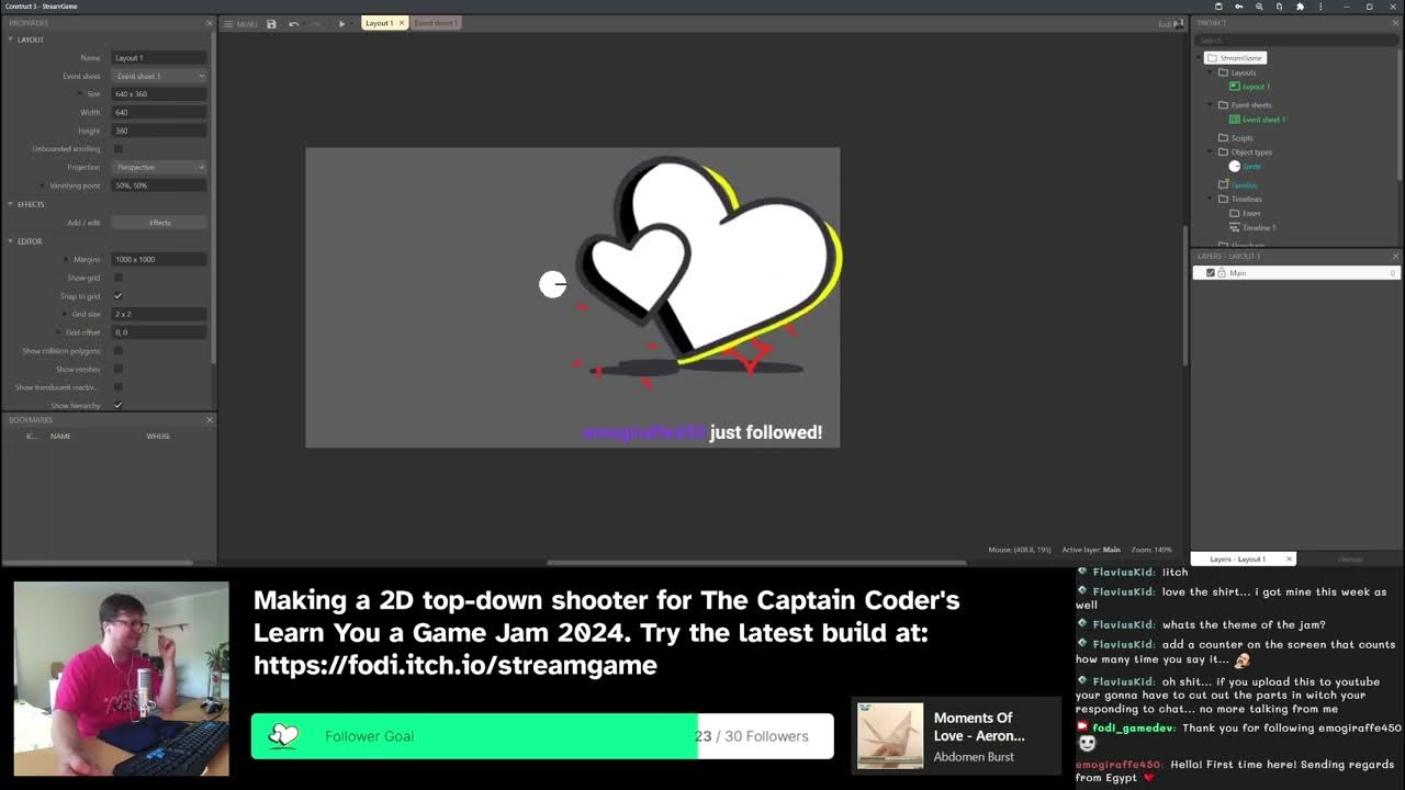 [🇬🇧] Gamedev: Making a top-down shooter in Construct 3 (part 1) | #construct3 #tutorial - YouTube