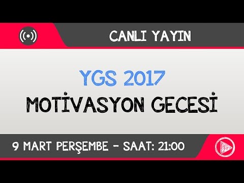 YGS 2017 Motivasyon Gecesi