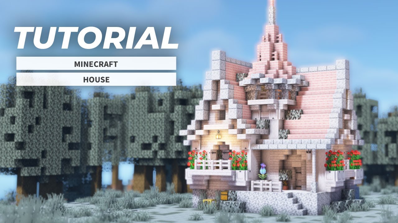 Minecraft: How to Build a Fantasy House Using Cherry and Pale Oak ...