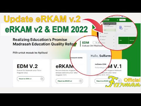 Informasi Update eRKAM v2 dan Akses eRKAM v1 | eRKAM v2 2023 dan EDM ...