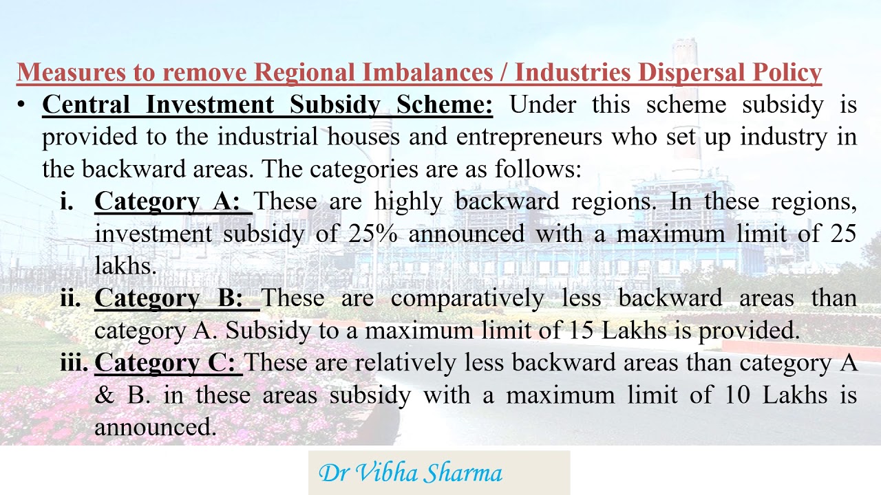 Industrial Dispersal Policy Part II - YouTube