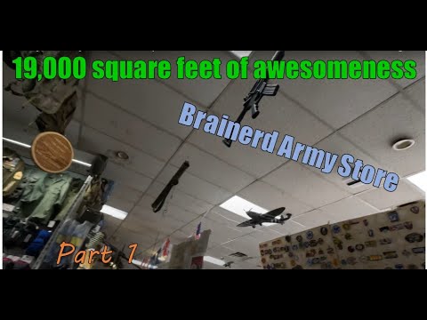 A thorough walkthrough of the Brainerd Army Store Inc in Chattanooga ...