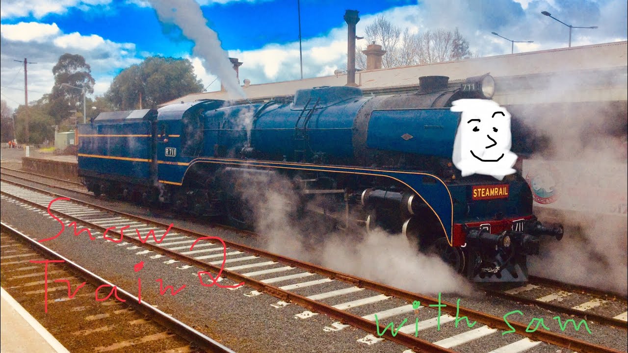 Steamrail Snow Train 2 2019 (Riding it) - YouTube