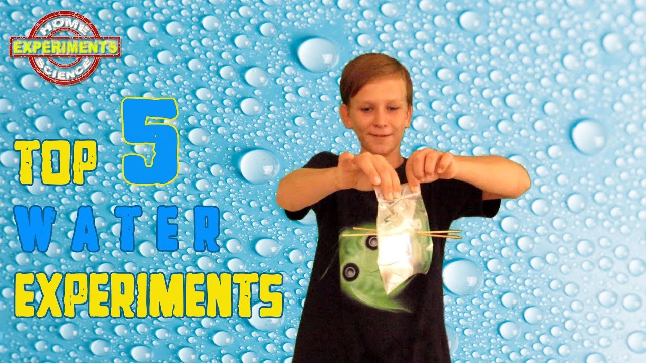 Top 5 Cool Water Experiments Explained | Home Science Experiments - YouTube