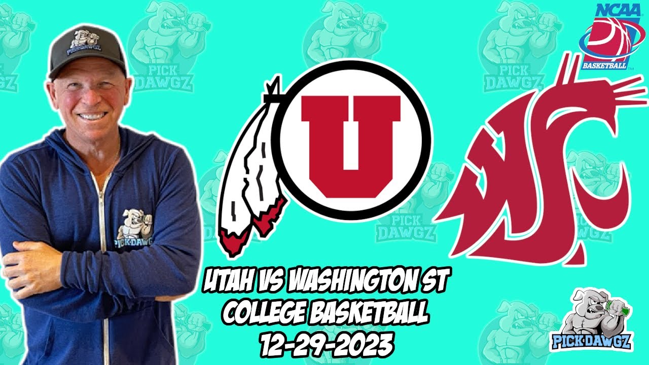 Utah vs Washington State 12/29/23 Free College Basketball Picks and ...