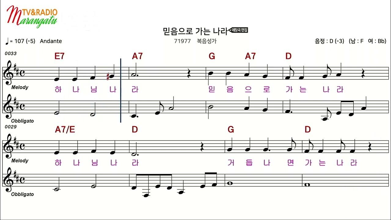 [CCM 앰알/복음성가 반주] 믿음으로 가는 나라 - YouTube