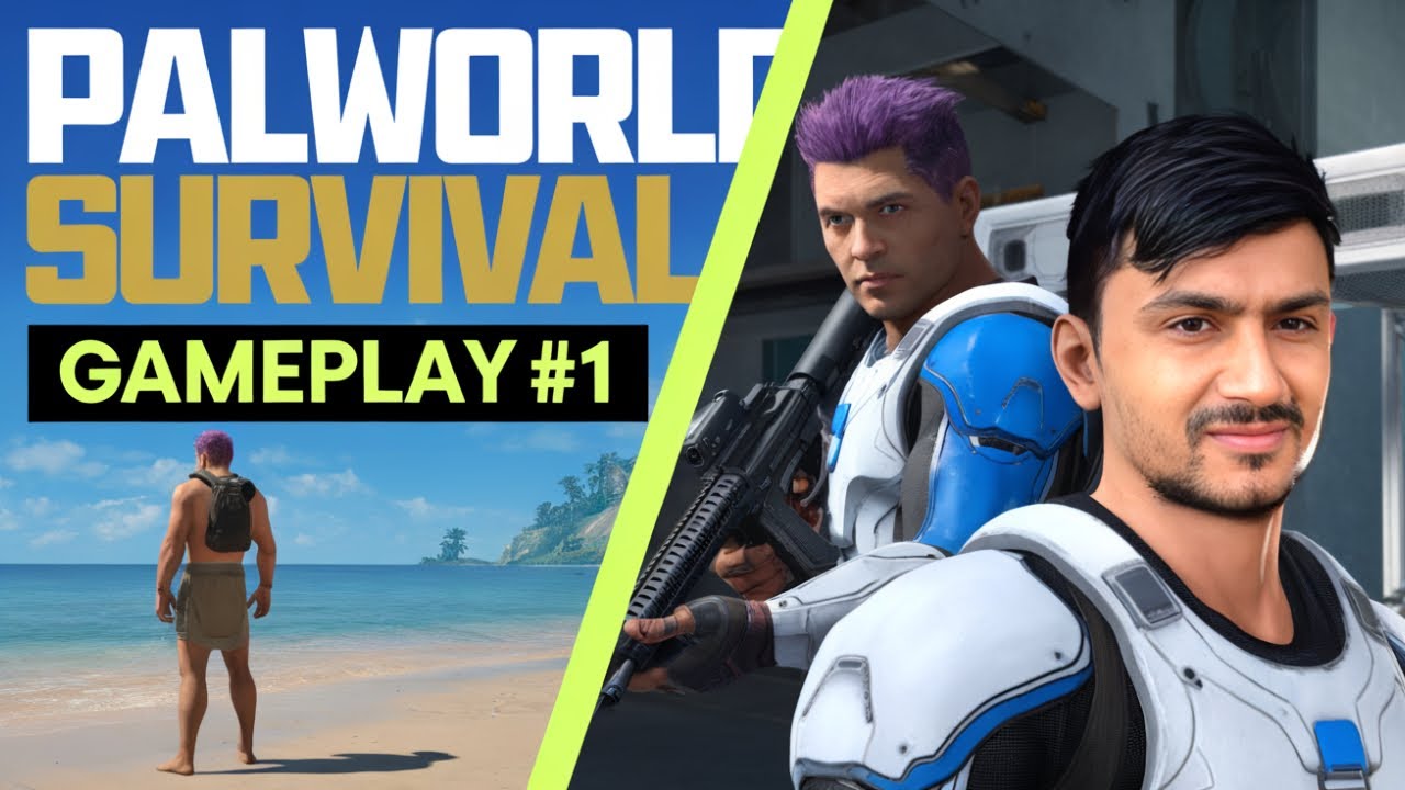 PALWORLD IS HERE! Exploring The CRAZIEST Survival Game of 2025// new ...