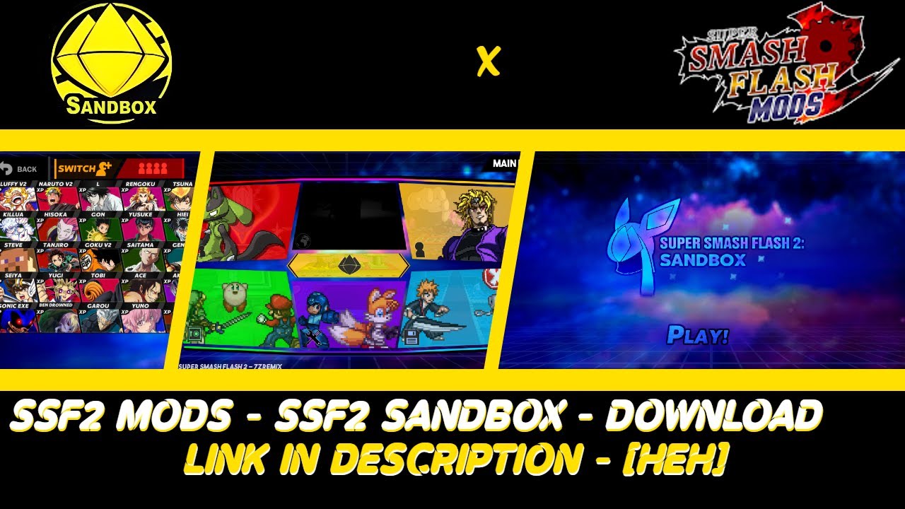 SSF2 MODS » SUPER SMASH FLASH 2 SANDBOX - DOWNLOAD [Link In Description ...