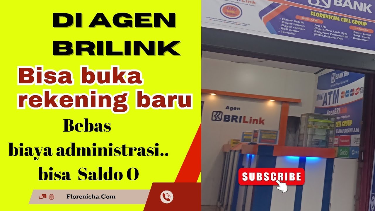 DI AGEN BRILINK BISA BUKA REKENING BARU (BEBAS BIAYA ADMINISTRASI ...