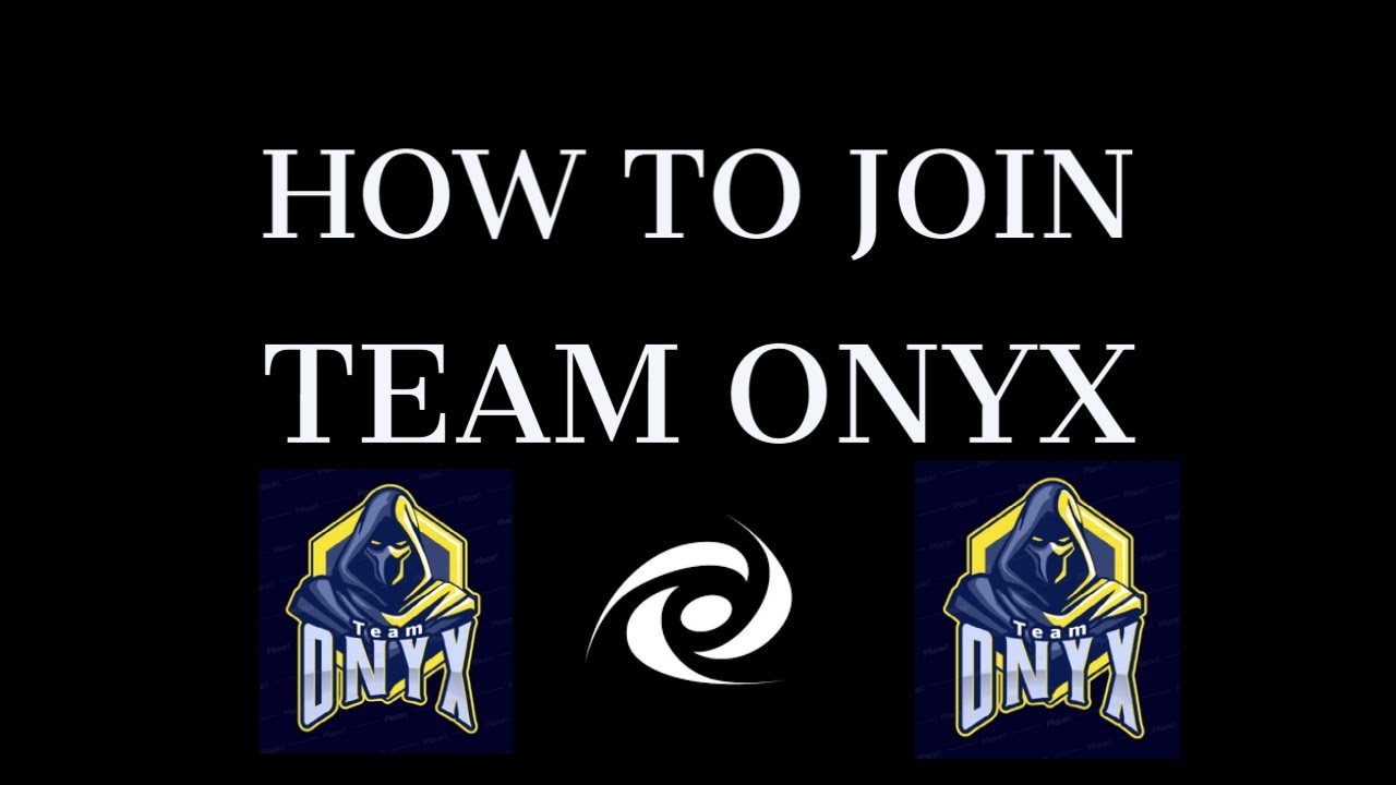 How to Join Team Onyx - YouTube