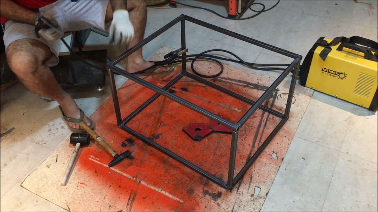 how to make iron storage baskets - YouTube