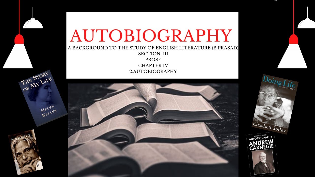 AUTOBIOGRAPHY - A BACKGROUND TO THE STUDY OF ENGLISH LITERATURE (B ...