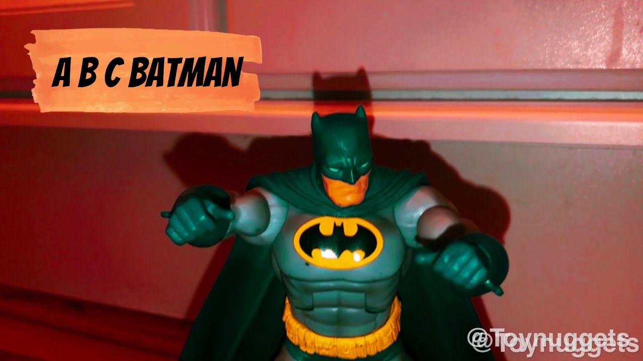 Toy Sing Song! ABC Batman! Rapping Batman! - YouTube